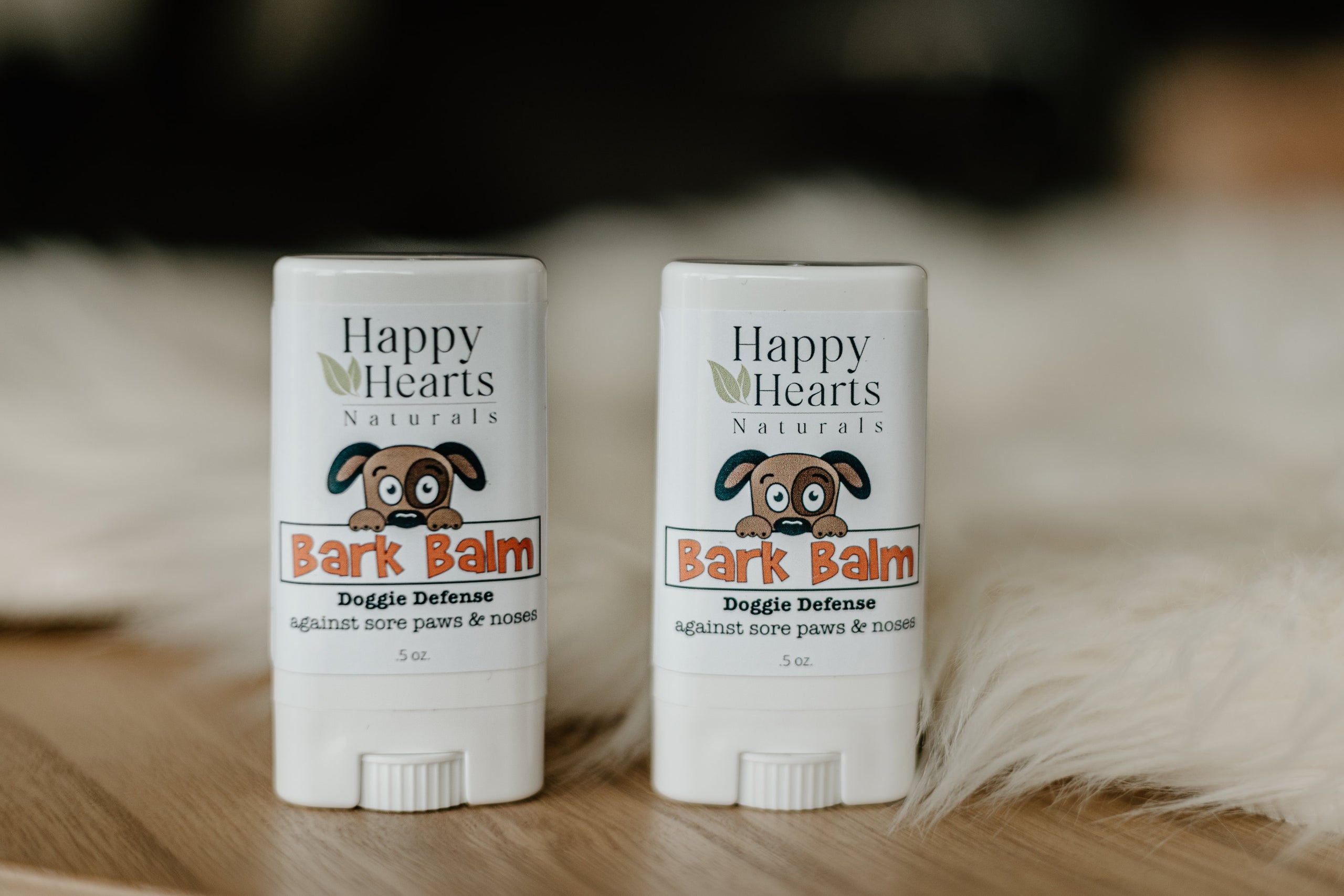 Bark Balm -Doggie Defense for Paws and Noses | Happy Hearts Naturals